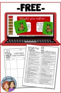 Christmas Would You Rather Questions - Minds in Bloom