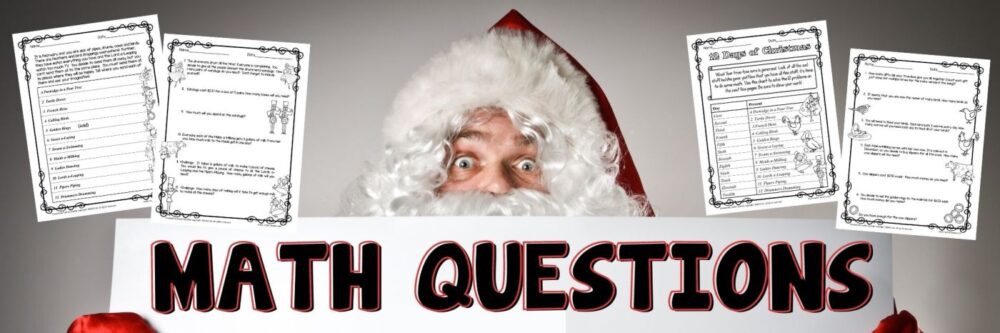 FREE Twelve Days of Christmas Math Word Problems - Minds in Bloom