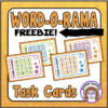 Free Word-O-Rama (Similar to Boggle) Task Cards! - Minds in Bloom