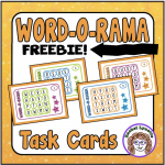 Free Word-O-Rama (Similar to Boggle) Task Cards! - Minds in Bloom
