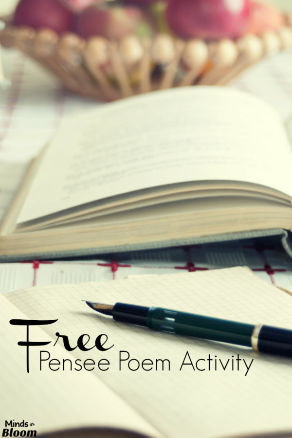 Free Pensee Poem Activity - Minds in Bloom