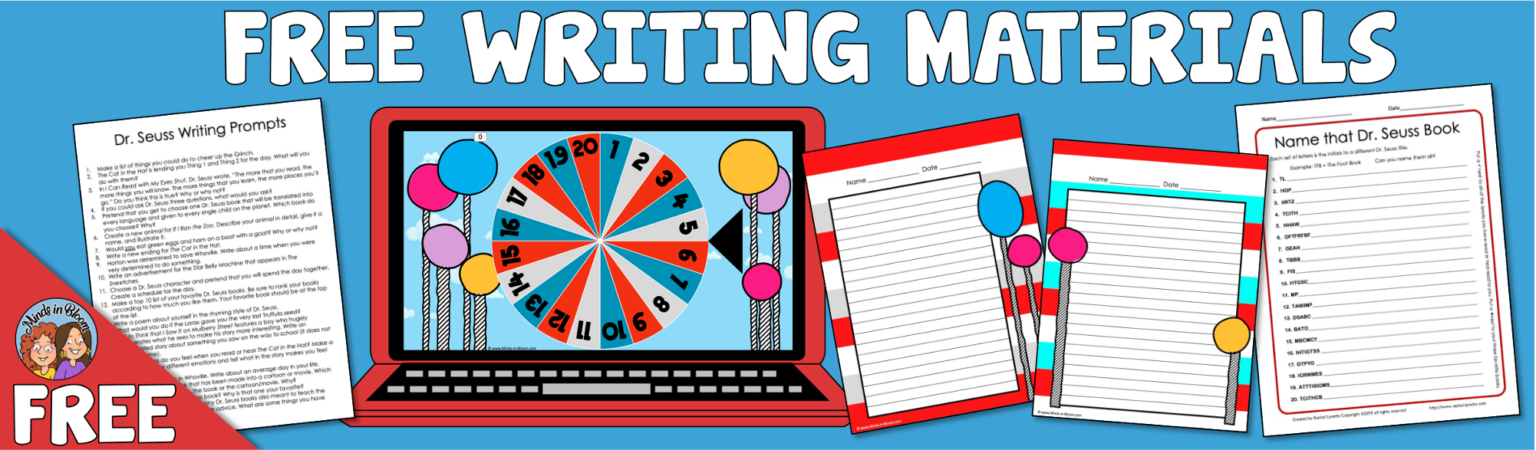 20 Fun Dr. Seuss Themed Writing Prompts! - Minds in Bloom