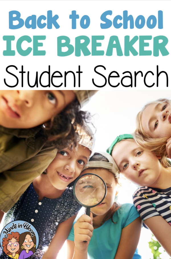 Free Back to School Ice Breaker! - Minds in Bloom