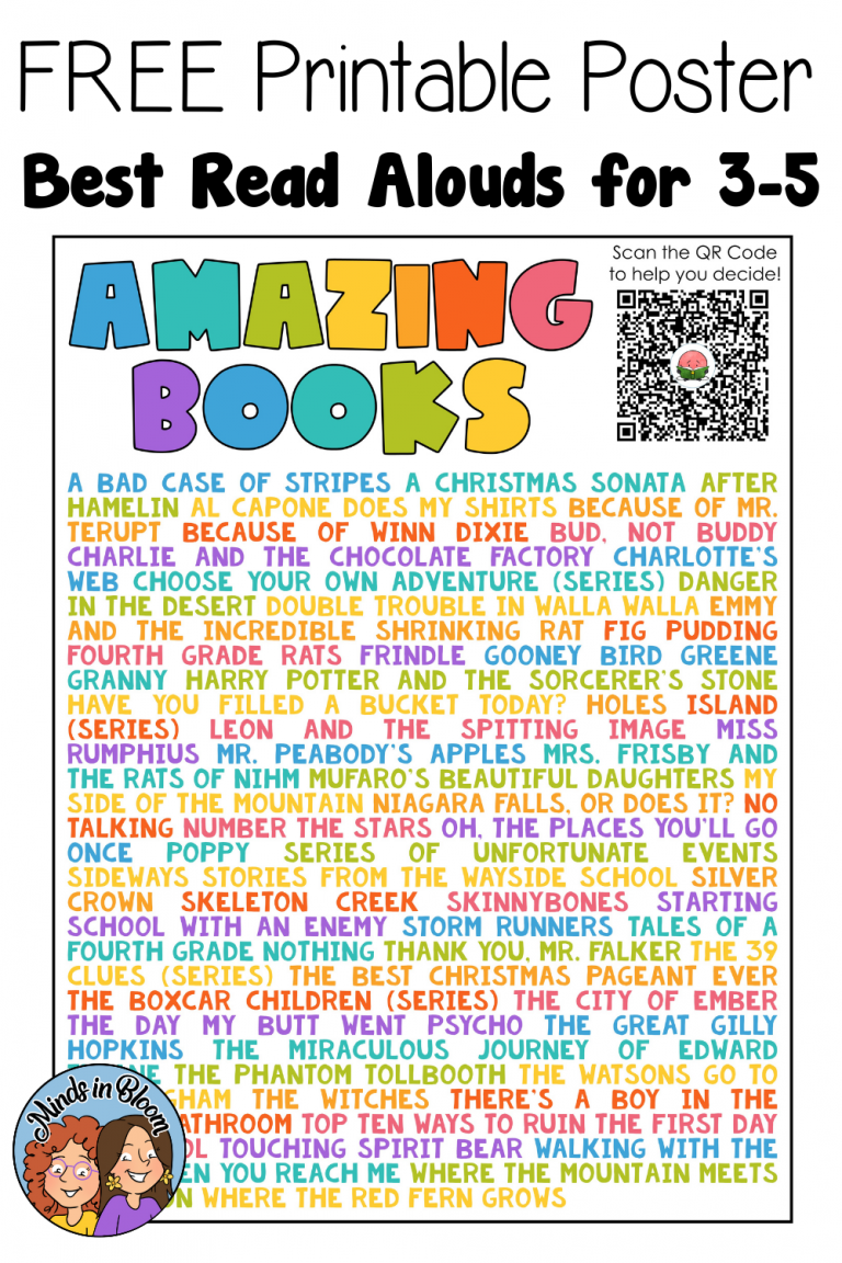 Books to Read Aloud for Grades 3-5 - Minds in Bloom