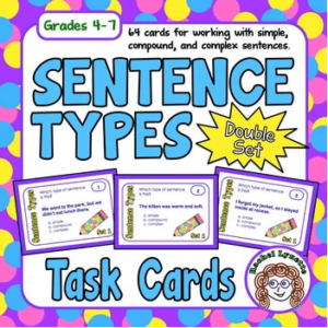 Simple, Compound, and Complex Sentence Posters - FREE! - Minds in Bloom