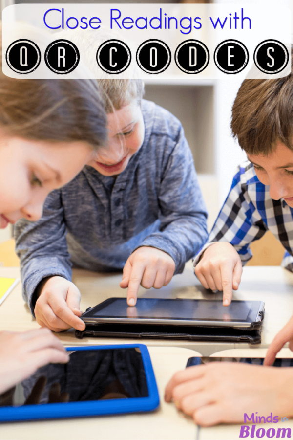 Close Readings with QR Codes - Minds in Bloom