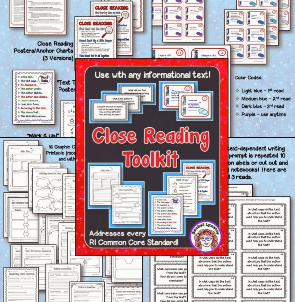 No-Prep Close Reading - Minds in Bloom