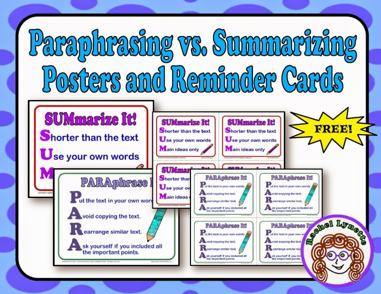 FREE Informational Text Structures Handout and Poster - Minds in Bloom
