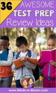 36 Awesome Test Prep Review Ideas! - Minds in Bloom