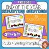 End of the Year Task Cards - FREE! - Minds in Bloom
