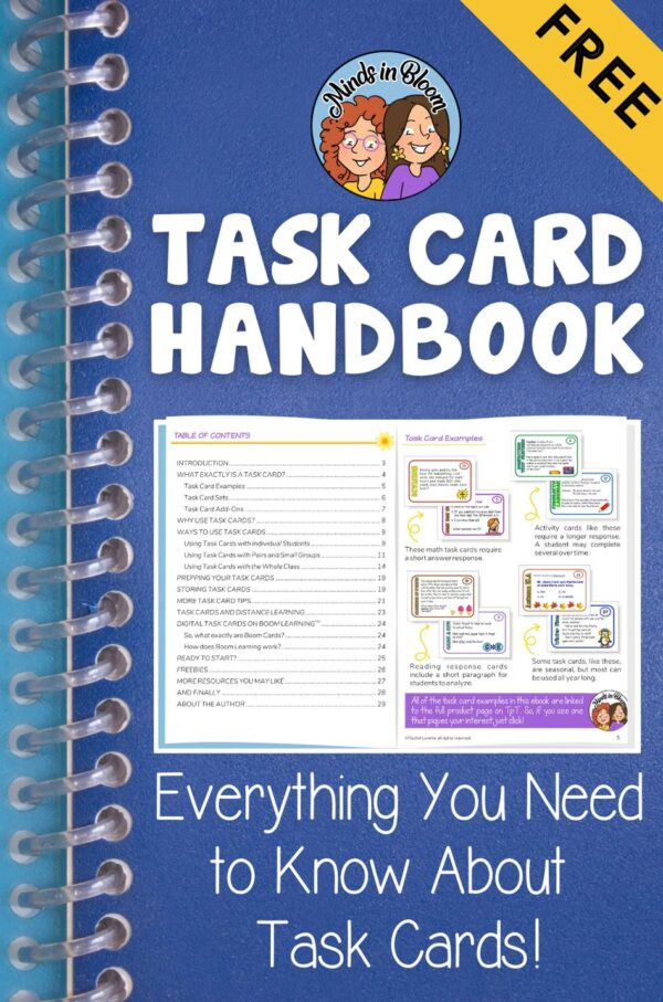 31 Terrific Ways to Use Task Cards with Your Students - Minds in Bloom
