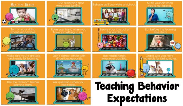 Distance Learning Back to School Rules and Procedures - Minds in Bloom