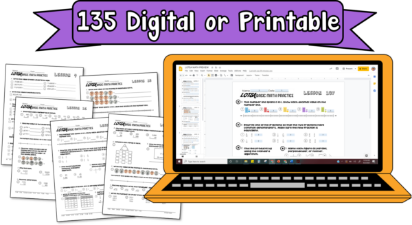 4th Grade Math Daily Spiraled Practice - Minds in Bloom