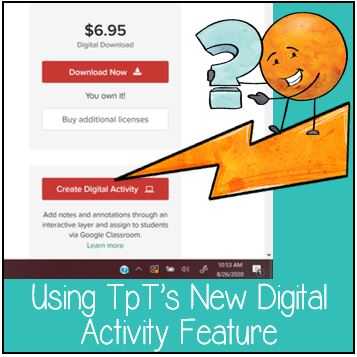 How to Use TpT's new Digital Activity Feature - Minds in Bloom