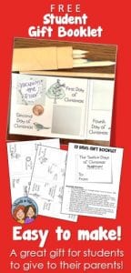 Easy & Free Holiday Student Gifts from the Teacher - Minds in Bloom