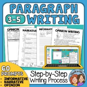 Paragraph Writing How to Write a Paragraph of the Week for 1st and 2nd ...