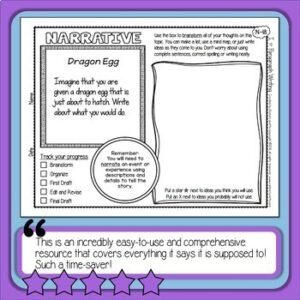 Paragraph Writing Differentiation Bundle for Grades 5-6 Distance ...