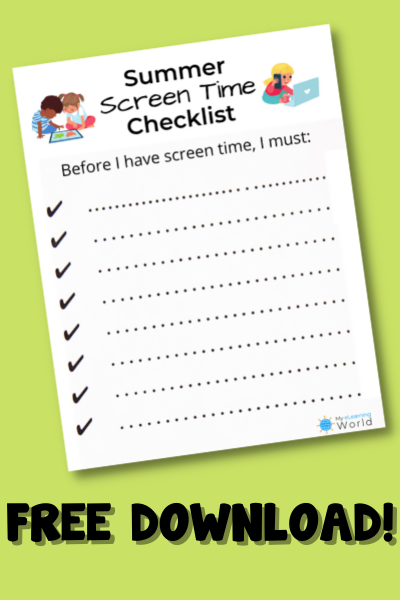 Summer Screen Time Guide to Curb Learning Loss - Minds in Bloom