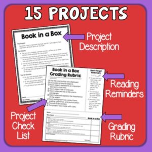Book Report Projects for Any Book Student Instructions Rubrics ...