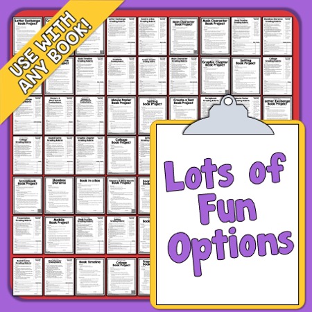 Book Report Projects for Any Book Student Instructions Rubrics ...