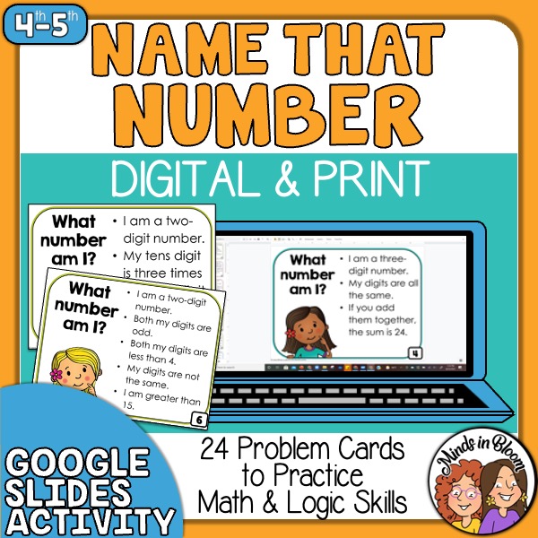 Name that Number - Place Value and Number Sense Math Task Cards with ...