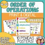 Order of Operations FREEBIE | Posters, Anchor Charts, & Student ...