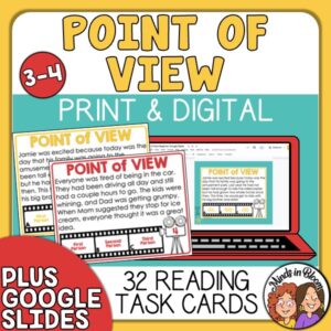 Point of View Task Cards - Beginner Set 1 Print & Digital Google Apps ...