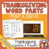 Thanksgiving Word Activity - FREEBIE! - No-Prep Printables and Google ...