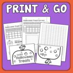 FREE Halloween Candy Graphing Survey and Bar Graph Activity - Minds in ...