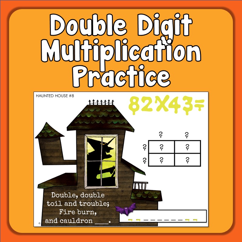 Halloween Escape Room Double Digit Multiplication Digital Or Paper Halloween Escape Room Double Digit Multiplication Digital Or Paper