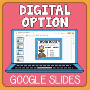 Word Root Task Cards Using Word Pairs | Set 1 | Print & Digital | ELA ...