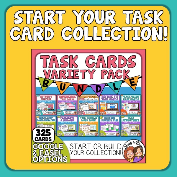 Student Answer Sheets FREEBIE - Response Sheets to use with Task Cards ...