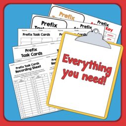 Prefixes Task Cards with Differentiated Response | Print and Google ...