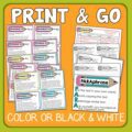 Paraphrasing Task Cards Advanced Set for Grades 4-8 with Google Slides ...