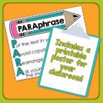 Paraphrasing Task Cards Advanced Set for Grades 4-8 with Google Slides ...