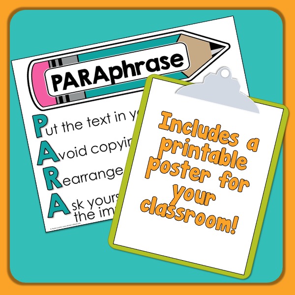 Paraphrasing Task Cards Beginner Set for Grades 2-4 with Google Slides ...
