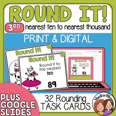 Rounding Practice for 3rd Grade | Round to tens, hundreds, & thousands ...