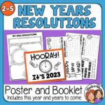 New Years 2023 Resolutions - Reflecting and Setting Goals Poster ...