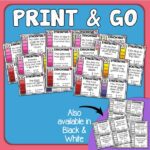 Synonyms Task Cards (Grades 2-3) - Set 2 | Multiple Choice Vocabulary ...