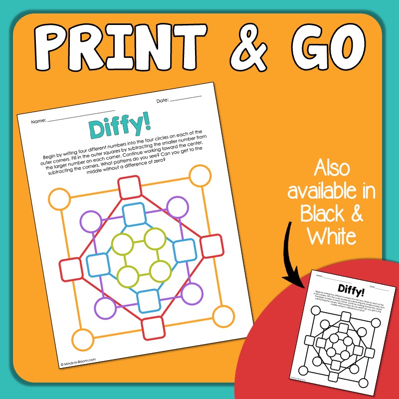 Diffy - Fun Math Logic Puzzle with Integers, Fractions, Money, & More ...