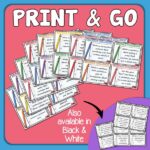 Sentence Writing Task Cards - Practice Building Sentences - Print and ...