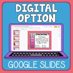 Synonyms Task Cards (Grades 2-3) - Set 2 | Multiple Choice Vocabulary ...