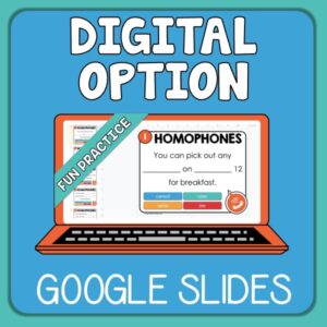 Homophones Task Cards (Drag & Drop) | Print & Digital with Google ...