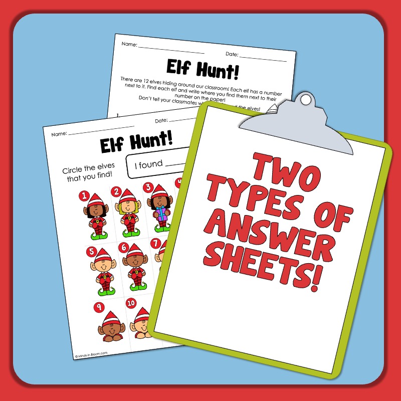 FREE Elf Hunt Game for Christmas - Interactive Activity for Before ...