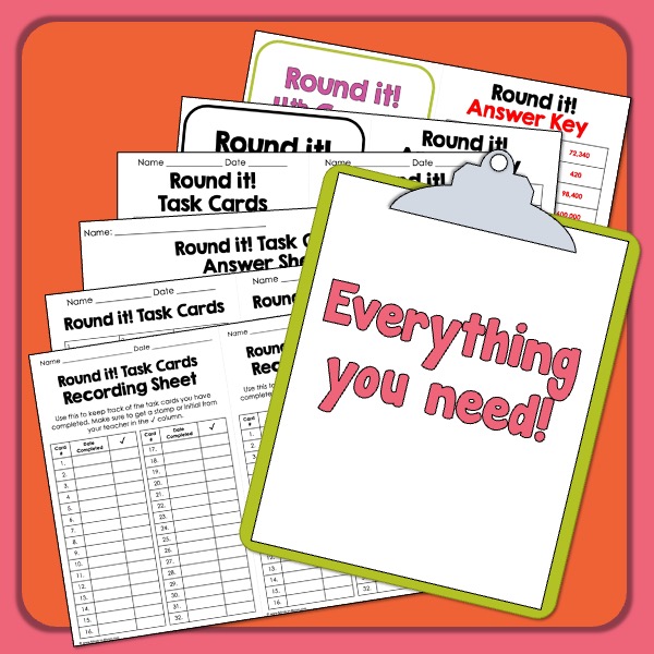 Rounding Task Cards (4th Grade) | Print & Digital with Google Slides ...