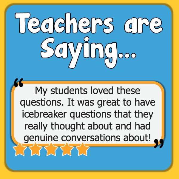 Walk, Talk, Trade Task Cards - Fun Icebreaker Questions for Students ...