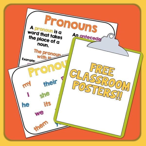 Pronouns Antecedent Agreement Task Cards | Print & Digital with Google ...