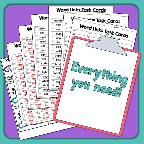 Creative Thinking Task Cards - Word Links - 128 Lateral Thought Puzzles ...
