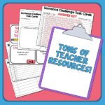 Sentence Writing Task Cards - Practice Building Sentences - Print and ...
