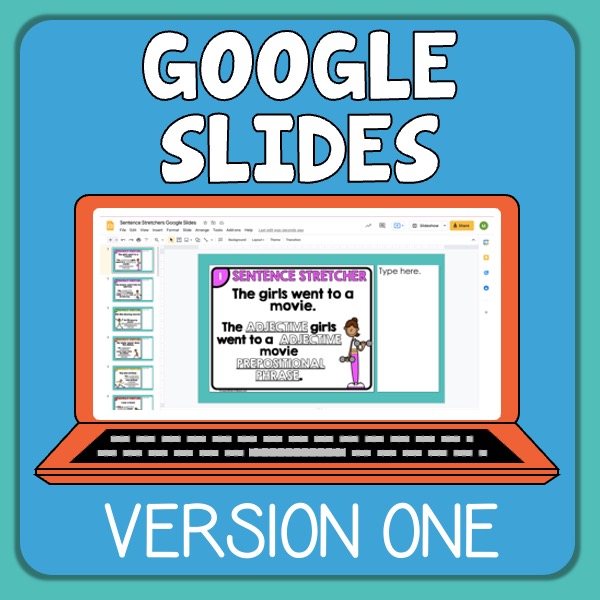 Sentence Building Task Cards | Print & Digital with Google Slides ...